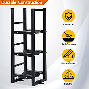 Eastrexon Refrigerant Tank Rack Heavy Duty, Stable Metal Refrigerant Cylinder Tank Rack, Powder Coated Cylinder Rack Sufficient Storage for Freon, Gases, Oxygen, Nitrogen, Acetylene