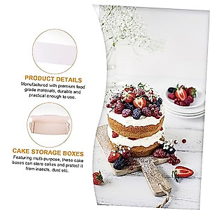 Cabilock 6pcs Packing Boxes Portable Cake Box Cupcake Decorating Donut Boxes Marble Pattern Cake Boxes Cupcakes Containers Paper Cake Boxes Handheld Candy Boxes Cardboard Cupcake Stand Mini