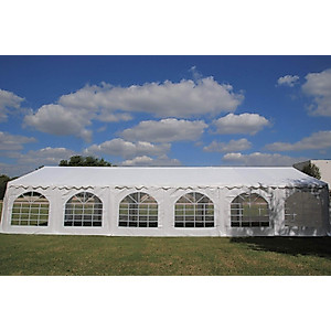 DELTA 40'x20' Budget PE Party Tent, Tents for Parties, Carpas para Fiestas,Heavy Duty Outdoor Event Canopy,Wedding Tent,with Waterproof Top