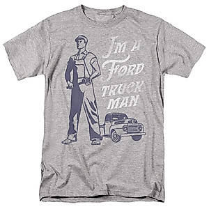Ford Ford Truck Man Classic Unisex Adult T Shirt,Athletic Heather, Large