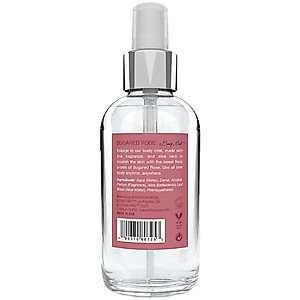 Olivia Care Body Mist Spray Made with Natural Sugared Rose Fragrance Scent - Refreshing, Soothing & Moisturizing - Eliminate Odor with Fresh Floral Aroma