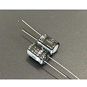 50pcs 680uF 10V Japan RJF Series 10x12.5mm Super Low Impedance High Reliability 10V680uF Audio Capacitor