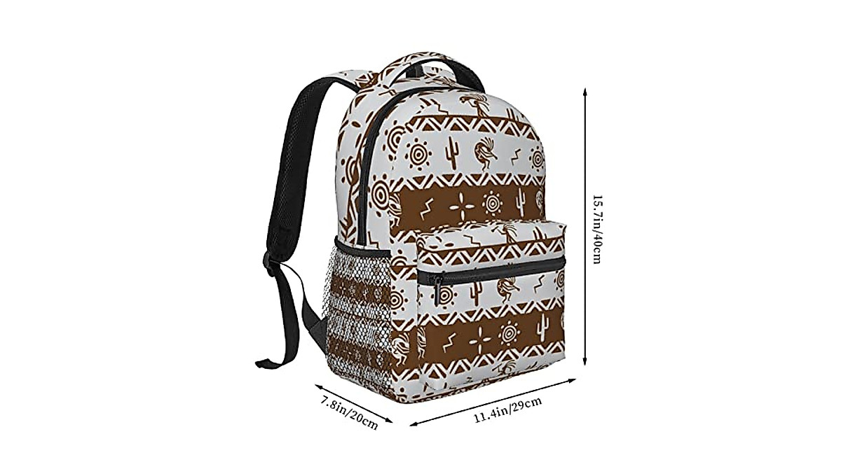 Native American Laptop Backpack for Travel & Daily Use