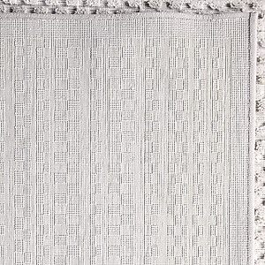 My Texas House Quail Hallow Rug - 1'11" X 7'6" Runner In Natural, High-Low, Geometric Design, Indoor Outdoor Patio And Home Decor