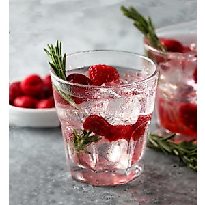 Cristar Lisboa Rocks Glasses, Set Of 4 Classic Everyday Drinking Glasses, 12oz Cups For Kitchen, Dishwasher-Safe, Lead-Free, Ideal For Water, Juice, Whiskey, And Cocktails. Made In Columbia., Clear