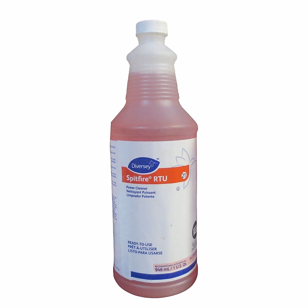 Spitfire 95891789 RTU Power Cleaner, Heavy Duty Degreaser for Shops & Kitchens, Pine Scent, Ready-to-Use Capped, 32-Ounce