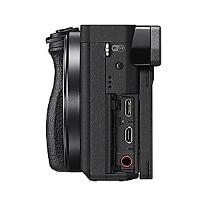 Sony Alpha a6300 Mirrorless Camera: Interchangeable Lens Digital Camera with APS-C, Auto Focus & 4K Video - ILCE 6300 Body with 3” LCD Screen - E Mount Compatible - Black (Includes Body Only)