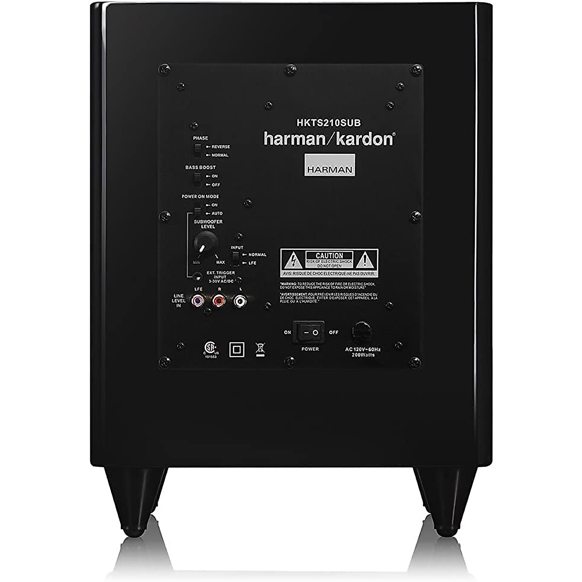 Harman Kardon HKTS 16BQ 5.1 Channel Home Theater Speaker Package (Black)