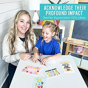 24 Colorful Teacher Thank You Cards From Student - Teacher Gift Card Teacher Appreciation Cards Bulk, Thank You Teacher Cards From Student, Bulk Thank You Cards For Teachers Appreciation Cards