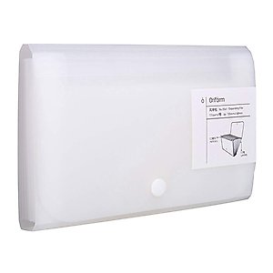 Expanding File Folder, Subdivision Accordion File Folder Mini Organizer PP Wallet for Cards,Coupons,Receipt,Tax Item or Changes,7x4.5 Inches,12 Pockets with Tabs and Check Case(White)