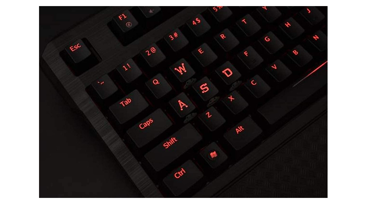 Backlit WASD Arrow Keycaps for MX Gaming Keyboards