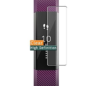 Vaxson 4-Pack Screen Protector, compatible with Fitbit Alta/Fitbit Alta HR TPU Film Protectors Sticker [ Not Tempered Glass ]