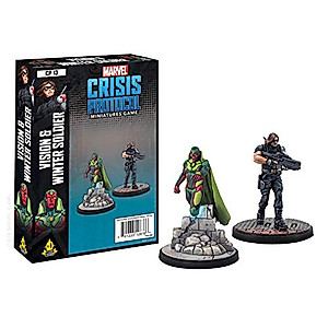 Atomic Mass Marvel Crisis Protocol: Vision & Winter Soldier Chara, Multicolor