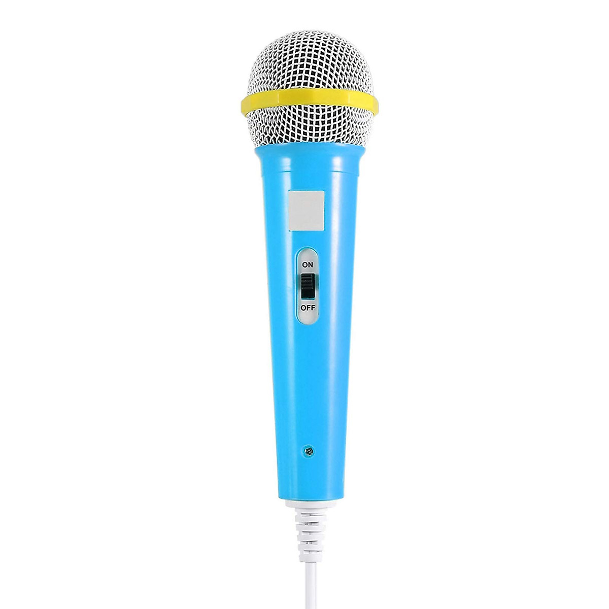 Estink Wired Microphone, Classic Wired Dynamic Microphone 3.5mm Jack Lightweight No Battery for Kids Singing Mechine Home Wired Microphone(Blue)