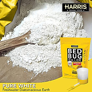 Harris Bed Bug Killer, Diatomaceous Earth (4lb with Duster Included Inside The Bag)