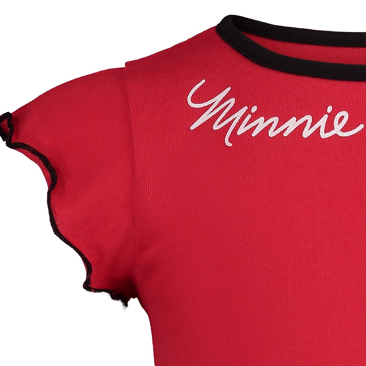 Disney Minnie Mouse Baby Girls T-Shirt Tulle Tutu Skirt Ear Headband Set Red 18 Months