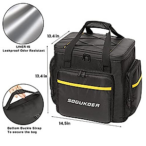 Rolling Cooler 48 Can Cooler On Wheels Beach Cooler with Rubber Wheels and Handle Insulated Large Rolling Cooler with Bungee Cord and All-Terrain Cart for Beach, Tailgate Parties, Work, 2-in-1 Design