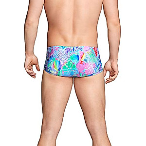 Speedo Men's Swimsuit Euro Brief Endurance Printed