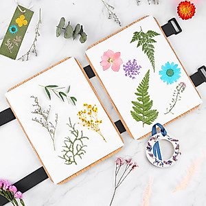 Suziko Flower Press Professional Flower Press Kit 6 Layers 6.3 x 8.3 inch Flower Press Kit, Flower Pressing Kit for Adults Kids, Great Gift