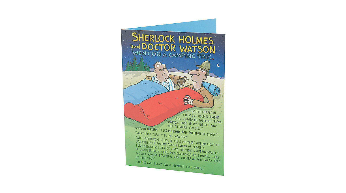 Funny Sherlock Holmes Birthday Card for Him | UK Greetings