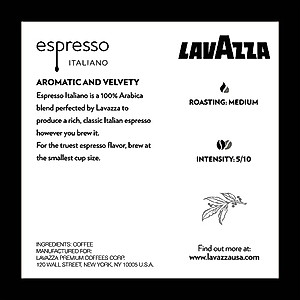 Lavazza Espresso Italiano Single-Serve Coffee K-Cups for Keurig Brewer, Medium Roast, 100% Arabica, Value Pack, 10 Count (Pack of 6) (Packaging May Vary)