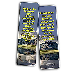 The Serenity Prayer Bookmarks (60 Pack) - Serenity Prayers That are Simple and Easy to Memorize