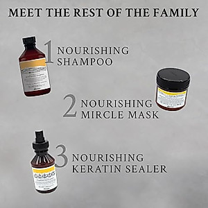 Davines Naturaltech NOURISHING Shampoo, Gentle Cleansing Action For Dehydrated Scalps And Dry, Brittle Hair, 8.45 fl. oz.