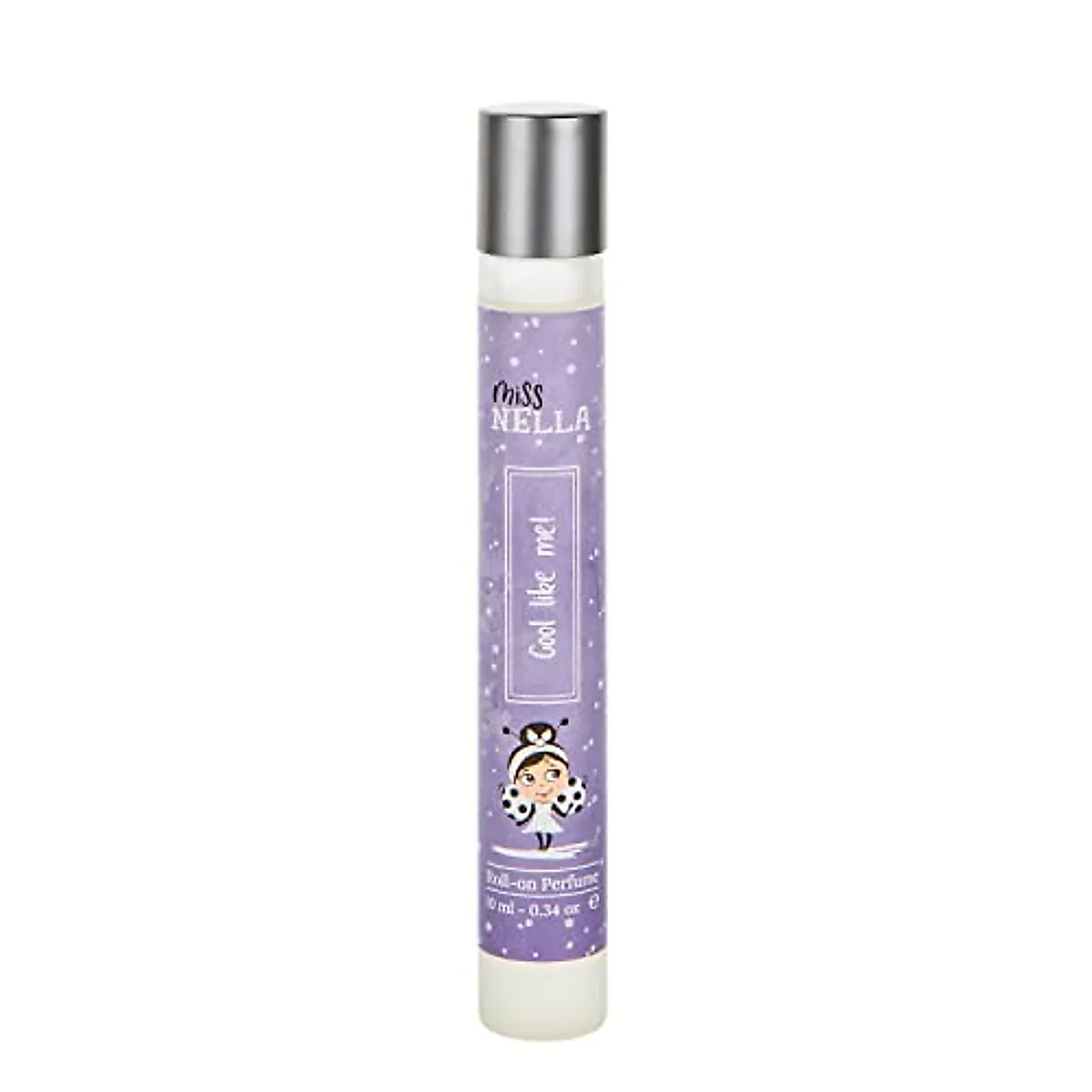 MISS NELLA Kids Perfume Cool Like Me Roll On Perfume for Children with Fresh Fragrance Safe & Natural Boys & Girls Perfume Oil with Roll-On Applicator 10ML