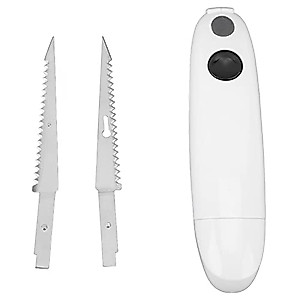 Battery Powered Knife, Ergonomic Handle Dishwasher Electric Fillet Carving Knife for Home Restaurant Picnic