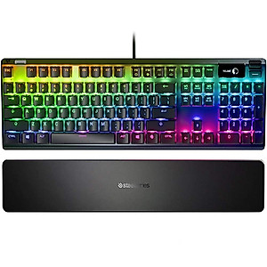 SteelSeries Apex 7 Mechanical Gaming Keyboard, OLED Smart Display, Red Switches - Turkish QWERTY Layout PC