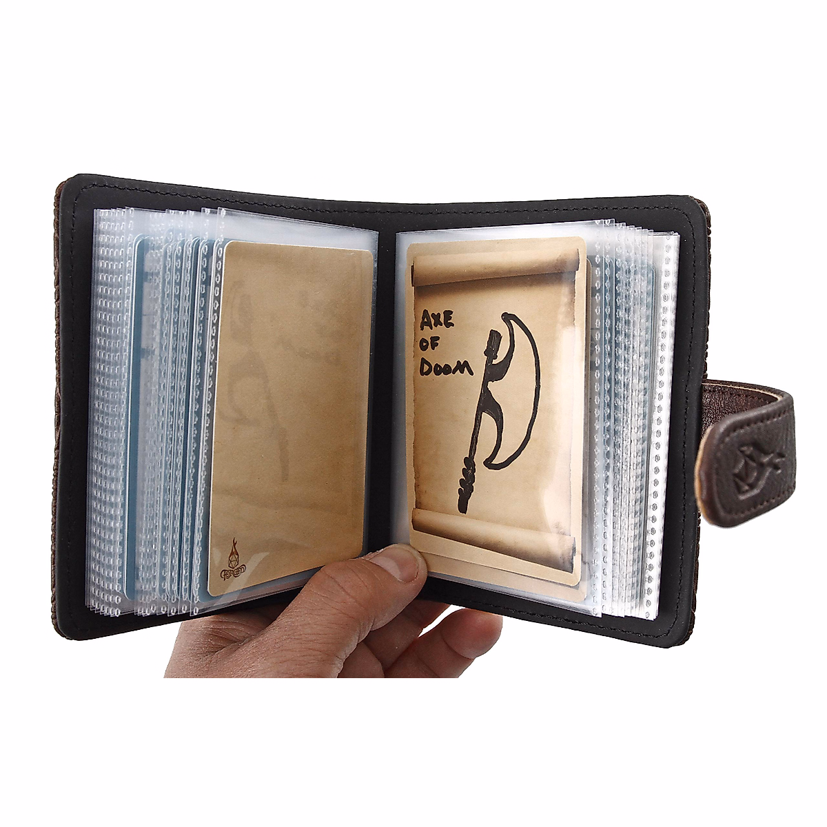 Forged Dice Co Blank Dry Erase Spellbook Card-Deck - Pack of 2 - Standard Card Style Fits Forged Dice Co Spell Card Books - Works Great for Making Custom D&D Spellbook Cards