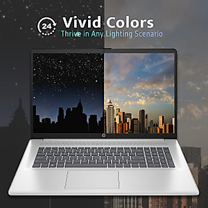 HP 17.3" Anti-Glare FHD Business Laptop, Intel Core i5-1335U, 64GB RAM, 2TB SSD, Intel Iris Xe Graphics, Backlit Keyboard, Webcam, Fast Charge, HDMI, Silver, Win 11 Pro, 32GB Hotface USB Card