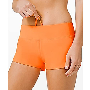 Lululemon Athletica Speed Up Short (2.5, Highlight Orange, Numeric_6)