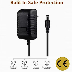 CJP-Geek 12V 2A AC Adapter Power Compatible with Petsafe Wireless Fence IF-100 Pet Containment System