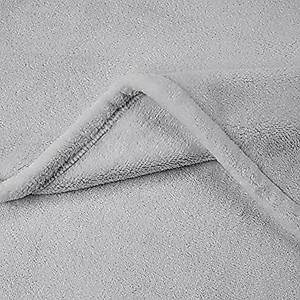 Serta Luxuriously Soft Plush Electric Blanket Fast Heating Cozy Cover, Safety Auto Shut Off Timer, Low EMF, Multi Heat Setting, ETL Certified, Machine Washable, Smoke Grey King (92 in x 100 in)