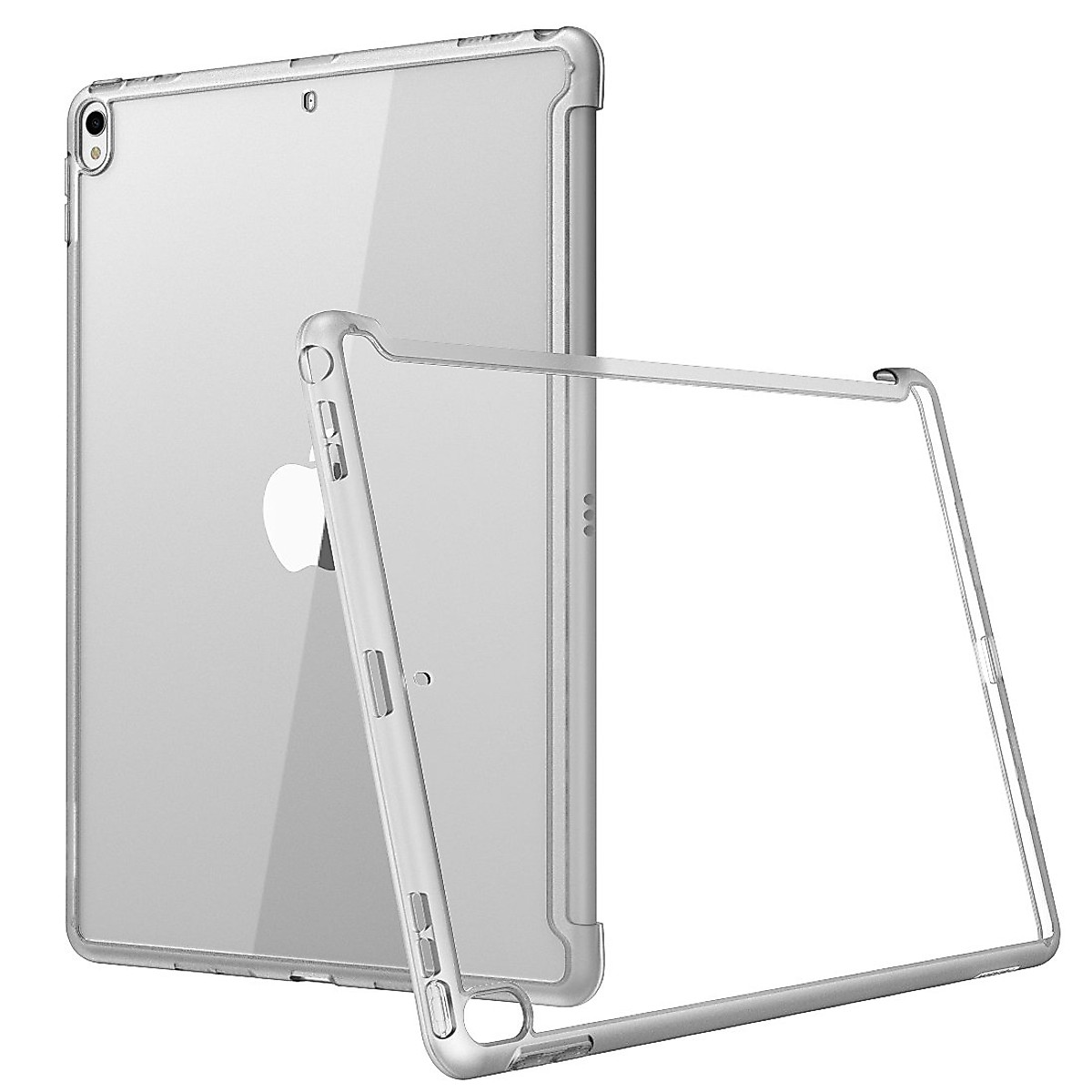 i-Blason Case for iPad Pro 10.5" (2017 Release) and iPad Air 3 10.5" 2019 (3rd Generation), Compatible with Official Smart Cover and Smart Keyboard Clear Hybrid Cover Updated Version (Clear)