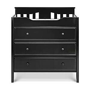 DaVinci Jayden 3-Drawer Changer Dresser in Ebony, Greenguard Gold Certified