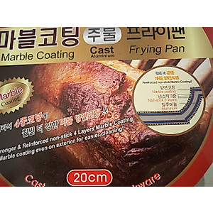 Ceramic Marble Coated Cast Aluminium Non Stick Omelet Fry Pan 20cm (8 inches)