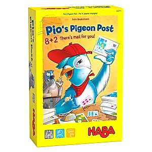 HABA Pio's Pigeon Post - 8+2 There's Mail for You - A Fun Arithmetic Game for Ages 5+