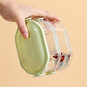 Multi Layered Seasoning Storage Box Food Storage Containers with Lids Airtight Containers Plastic for Organizing Pantry for Organizing Fruits, Vegetables, Lunches (White, Three layers)