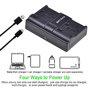 Batmax 2X BP-828 BP-820 Batteries + Dual Battery Charger for Canon VIXIA GX10, HFG20, HF G21, HFG30, HFG40, HFM30, HFM31, HFM32, HFM300, HFM301,VIXIA HF G40, HF G30, XA20, XA25 Camcorders