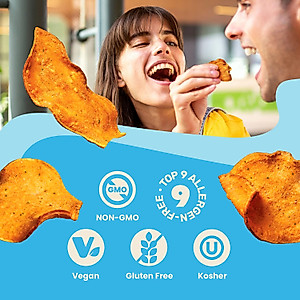 Jackson’s Sweet Potato Farmhouse Ranch Kettle Cooked Chips - with Premium Avocado Oil (5 oz, Pack of 7) - Gluten-Free, Peanut Free, Vegan, Allergen-Friendly - Shark Tank Product