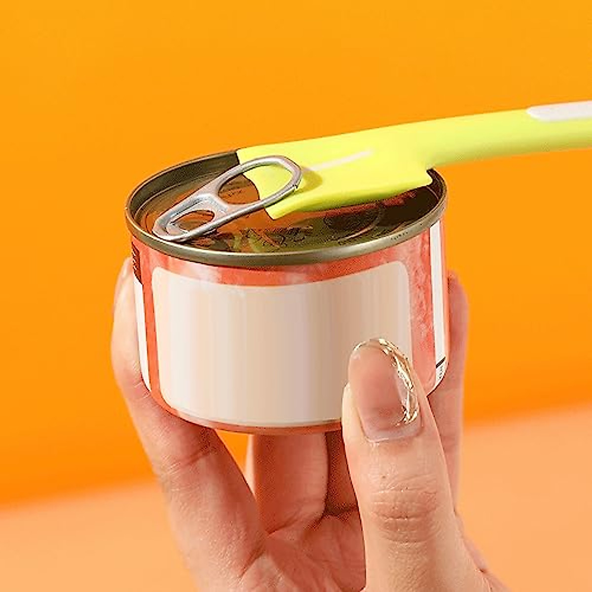 4 PACK Pet Food Can Supplies Pet Food Mixing Spoons Food Canned Scoop for Pet Cat Dog Feeding Can and Wet Food Storage (Green+Gray)