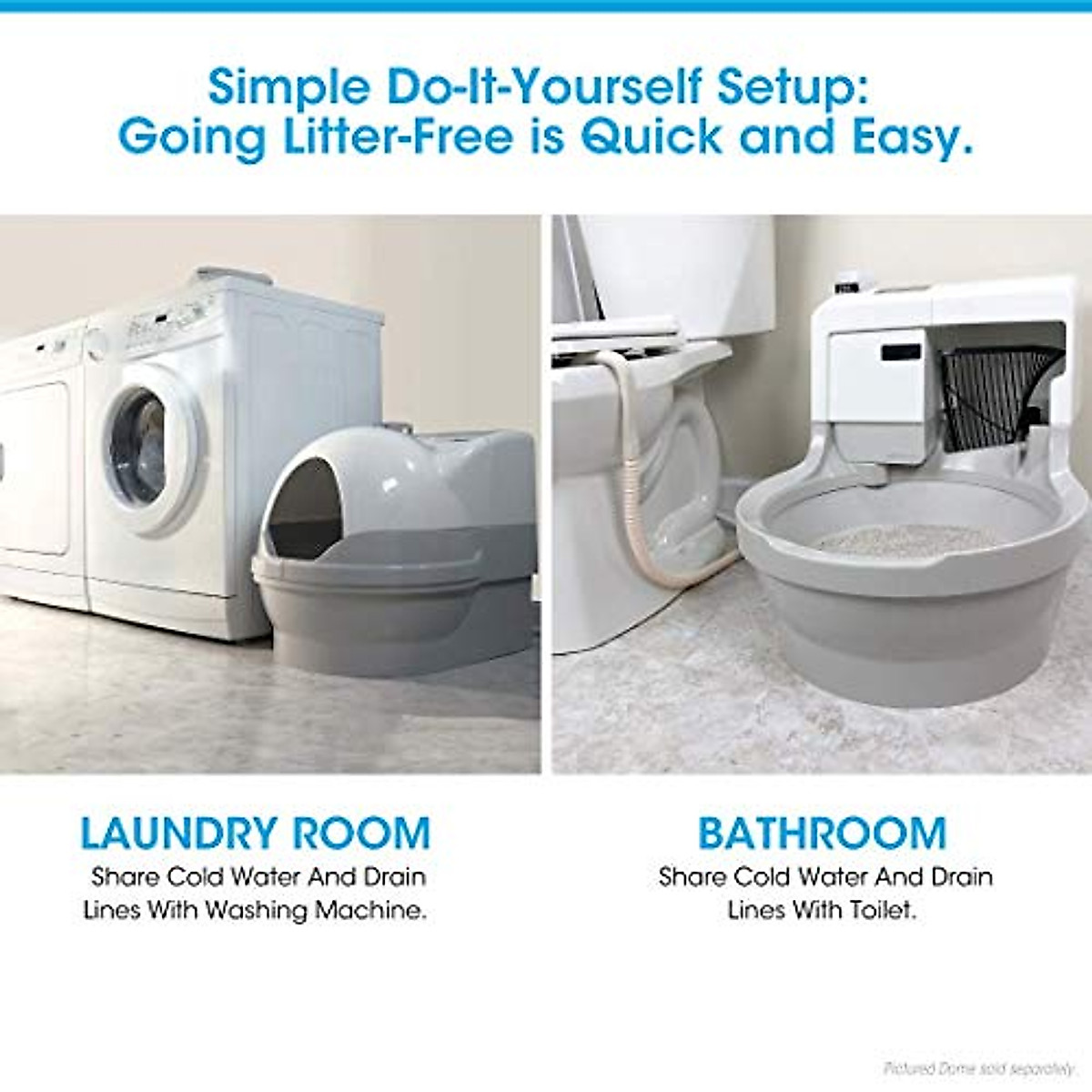 CatGenie A.I. Self-Cleaning, Fully-Flushing, Self-Scooping, Automatic Cat Box (Latest Model)