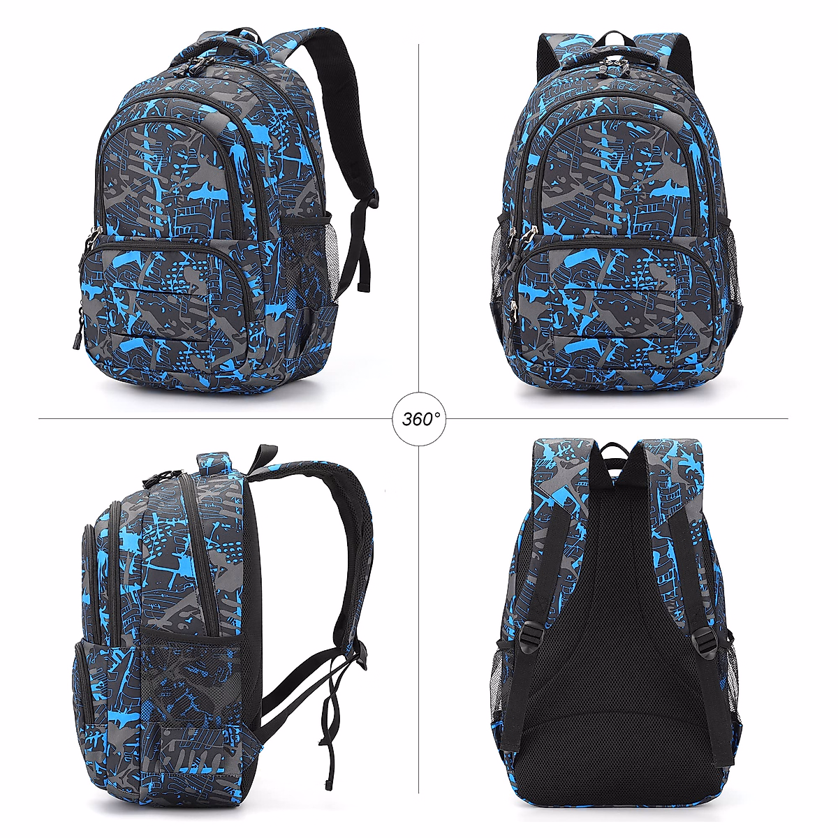Rickyh Style Lightweight Elementary School Backpack - Durable, Waterproof Kids' School Bag