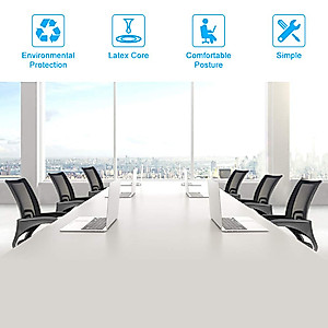 Ergonomic Office Chair,Mid Back Home Office Chair Mesh Office Chair with Lumbar Support Adjustable Computer Chair Task Rolling Swivel Chair Pink Desk Chair with Arms for Working,Meeting