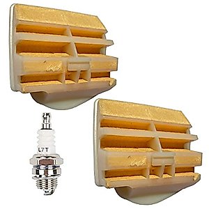 2 Set Air Filter for Husqvarna 445 450 Rancher 450 e II 445E II Chainsaw Replace 544080802 544080803 503443201