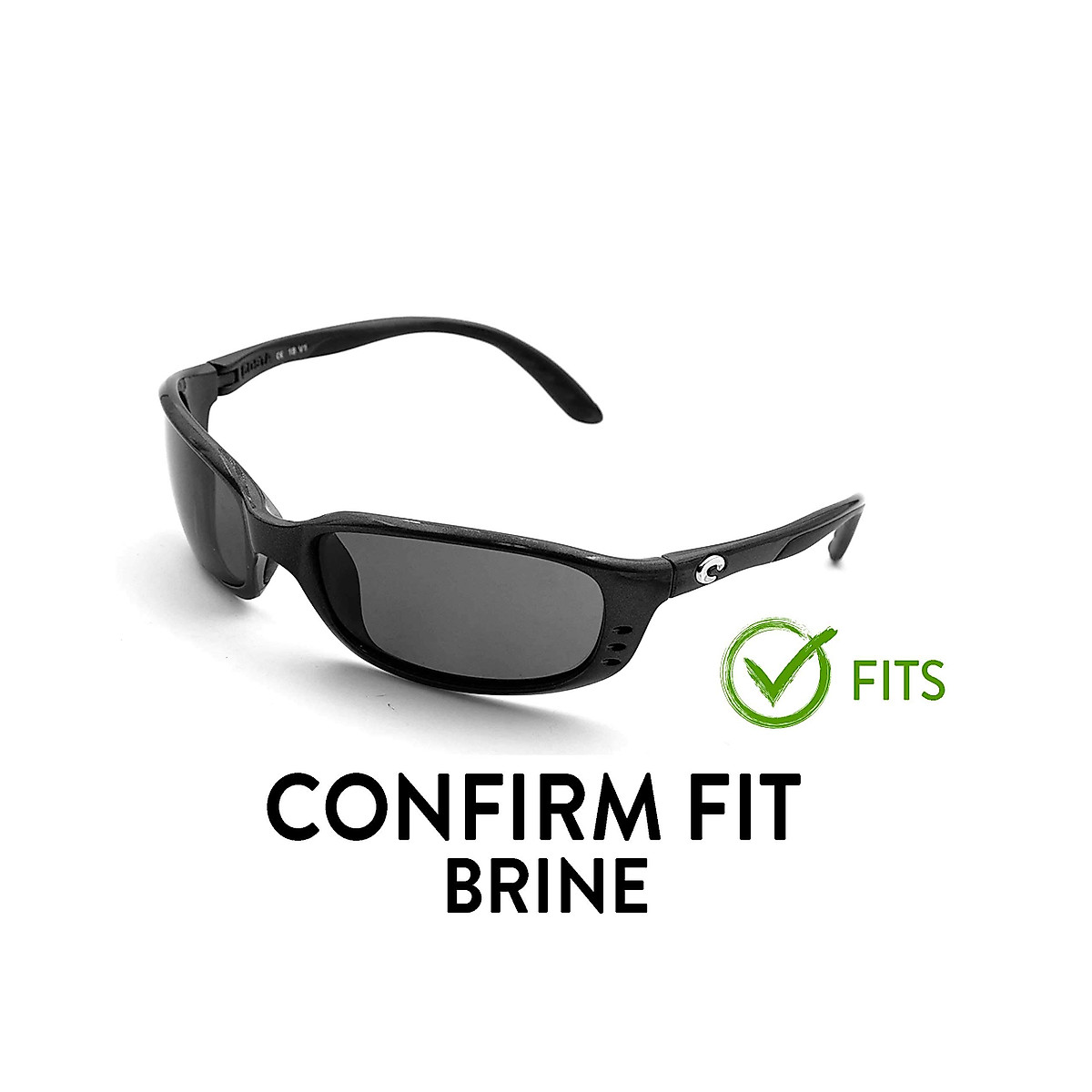 APEX Polarized PRO+ Replacement Lenses for Costa Brine Sunglasses (Ice Blue)