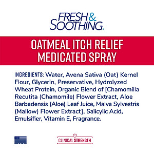 Naturel Promise Fresh & Soothing Oatmeal Itch Relief Medicated Spray, 8oz