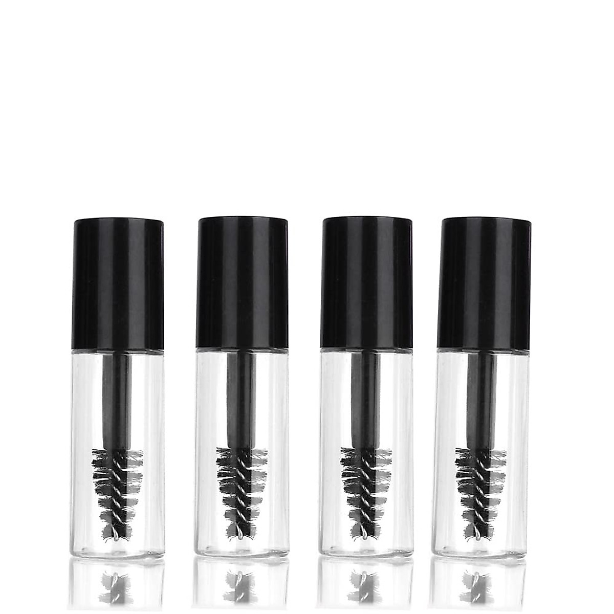 COSIDEA 29 PCS Empty Mini 3ml mascara tubes and wand for castor oil, Small Sample Size Eyelash Growth packing Tube container